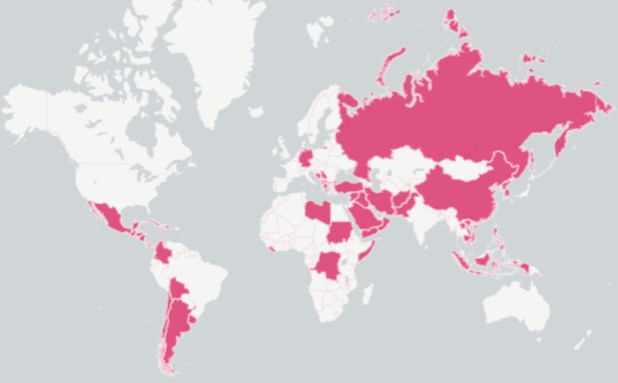Map of United States Forces deployed in Territories outside the USA ...