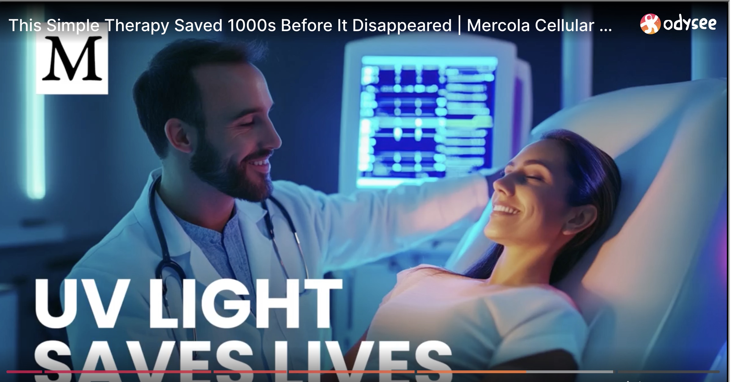 MERCOLA: ULTRA VIOLET LIGHT SAVES LIVES (a suppressed therapy ...